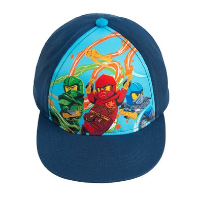 Cool Club, Sapca pentru baieti, bleumarin, imprimeu LEGO Ninjago - smyk.ro